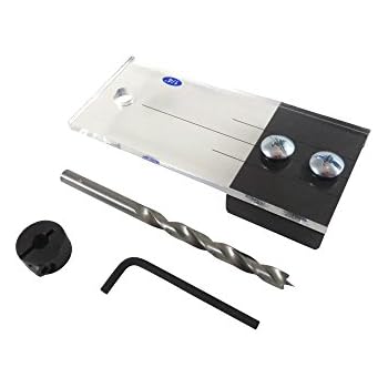 Taytools 203623 1/4 Inch Dual Hole Doweling Jig Hardened Steel 3/16 ...