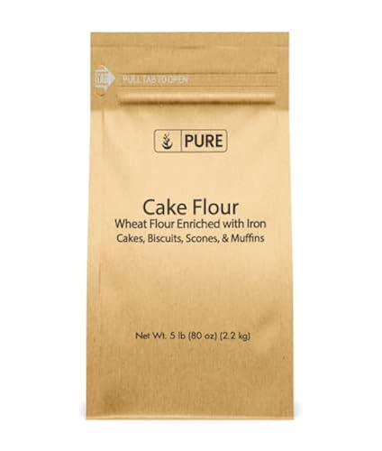 Pure Original Ingredients Cake Flour (5 lb) Enriched Wheat Flour, Non ...