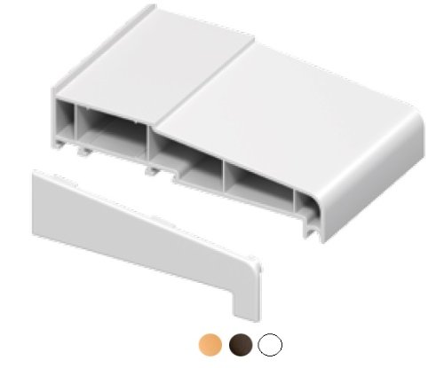 5 x Pair of White 150mm Window Cill End Caps - Suitable for many ...