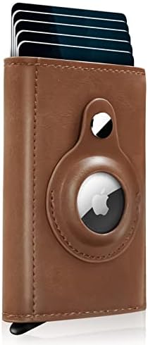 سعر Senbos Minimalist Wallet with AirTag Holder, Premium PU Leather ...