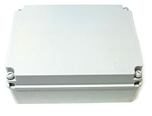 Junction box 300 x 220 x 120mm weatherproof adaptable enclosure IP56 ...