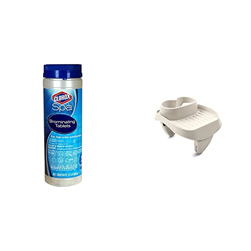 Clorox Spa 20001CSP Brominating Tablets, 1.5-Pound & Intex PureSpa Cup ...
