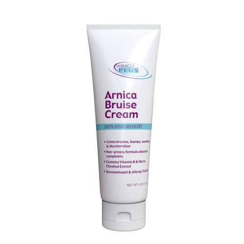 Miracle Plus Bruise Relief Arnica Cream Topical Lotion For Bruising ...