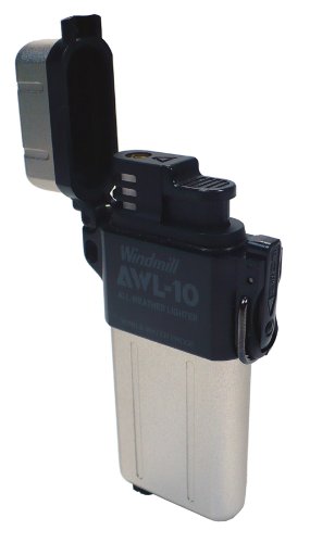 Windmill AWL-10 All Weather Lighter (Silver/Black Belt) | Amazon price ...