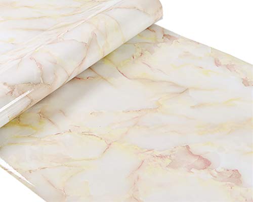 Mua Bestevers REDODECO Yellow Marble Look Contact Paper Granite Effect ...