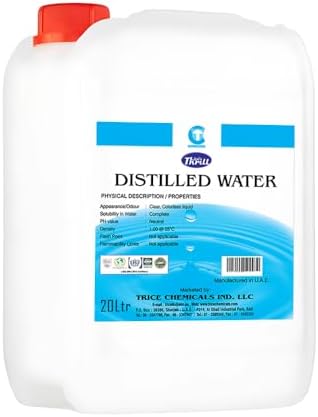 Thrill Distilled Water 20L Can – Ultra-Pure Water for Laboratory ...