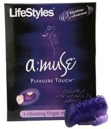 Amazon.com: LifeStyles amuse Pleasure Touch Vibrating Fingertip ...