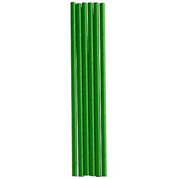 Amazon.com: Eco Friendly Green Straws, Bulk Pack of 200 Plastic Green ...