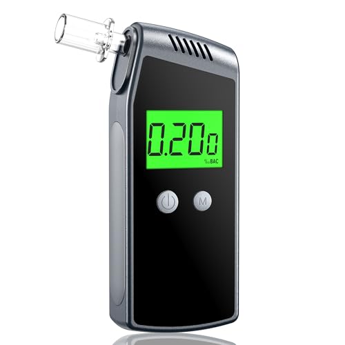 Figollty Breathalyzer, Professional-Grade Accuracy Alcohol Tester with ...