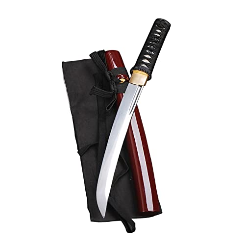 Short Bo-Hi Fully Hand-Forged Japanese Samurai Tanto Small Sword Full ...