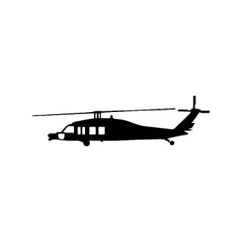 Amazon.com: JnM Vinyl Studio Mini Blackhawk MH-60/UH-60 Helicopter ...