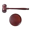 Handmade Wooden Gavel and Block Set Perfect for Lawyer Judge Auction ...