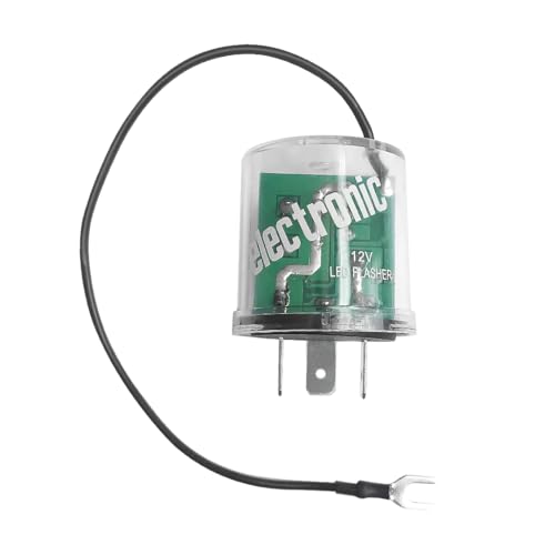 AMFRNE 3 Pin Electronic LED Flasher, LED Compatible, Fix Turn Signal ...