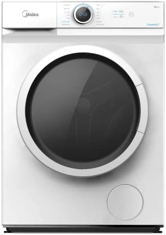 Midea 8KG Front Load Washing Machine with BLDC Inverter Motor, 1400 RPM ...