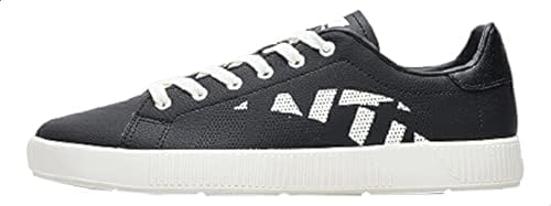 سعر Anta Logo Print Lace-up Sneakers for Men - Black and Ivory, 42 EU فى مصر | بواسطة امازون مصر ...