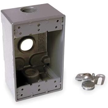 Orbit 2DB75-5 Electric Box, 2 5/8" Deep 5 Outlets w/3/4" Hole Size ...