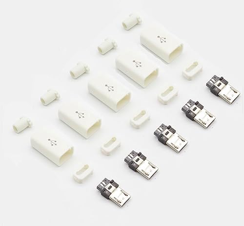 سعر 5 PCs Micro USB Male Plug Connector DIY Kit Mini Plug Terminals DIY ...