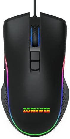 سعر ZORNWEE RGB USB Gaming Mouse No. D39, USB Gaming Mouse فى مصر | بواسطة امازون مصر | كان بكام