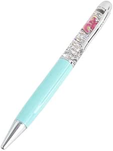 Amazon.com : YOOBI Ballpoint Pen Rainbow Glitter Teal : Office Products