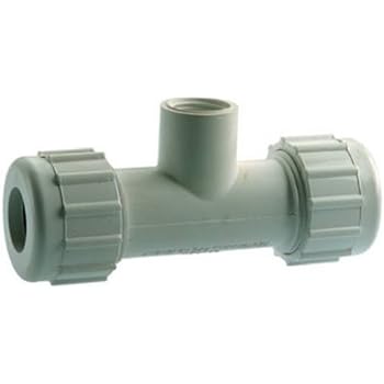 MOEN 511-48-12-12-12B 1/2 PVC CMP Tee - Pipe Fittings - Amazon.com