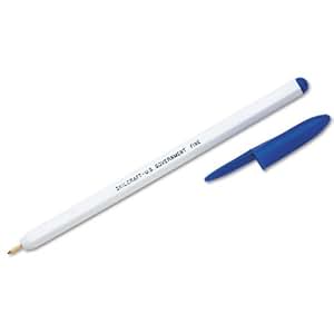 Amazon.com : SKILCRAFT US Government Stick Pen, Blue Ink, Fine, Dozen ...
