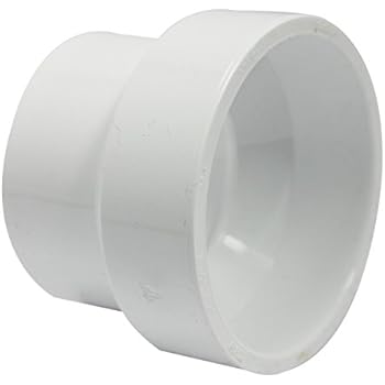LASCO 03-4251 White Plastic Tubular 1-1/2-Inch by 1-1/4-Inch Bell Type ...