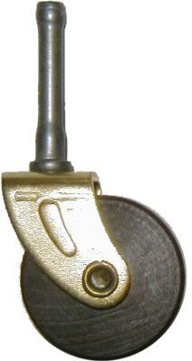 (#C150) Old/Antique Style Wooden Wheel Caster 1-5/8" dia - 4 pack ...