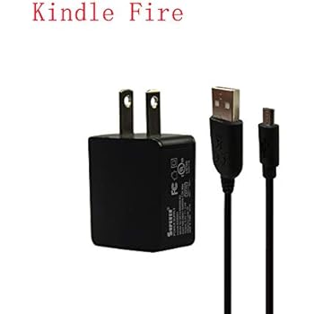 Amazon.com: UL Listed AC Charger for Amazon Kindle Fire HD 8 HDX 6 7 8. ...
