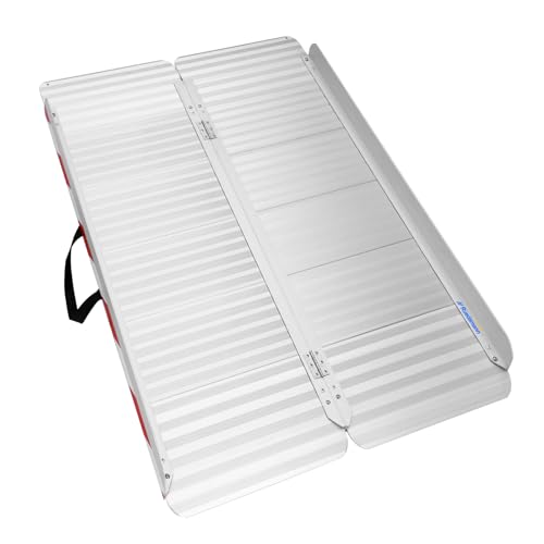Ruedamann Wheelchair Ramp, Durable Aluminum with 800lbs Load Capacity ...