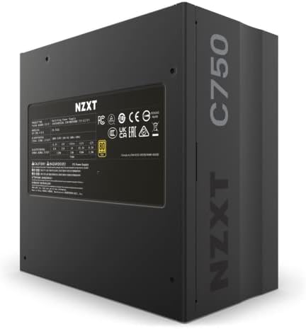 NZXT C750 PSU - PA-7G1BB-UK - 750 Watt PSU - 80+ Gold Certified - Fully ...
