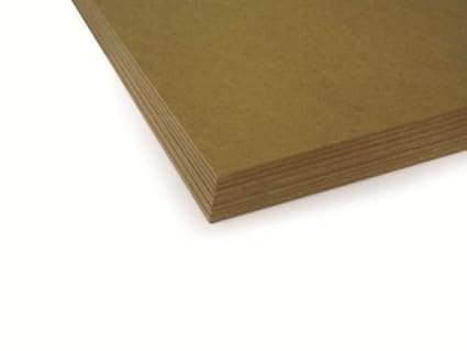 MDF 2.5mm Backing Board Panel / Painting Surface | 14 x 11" PACK OF 10 ...