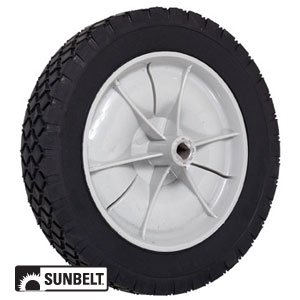 Amazon.com: Snapper Push Mower Deck Wheel 10X1.75 Diamond Plast Gray ...