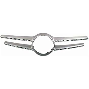 Amazon.com: Bapmic 2128851022 Front Silver Center Grille Kit w/o Camera ...