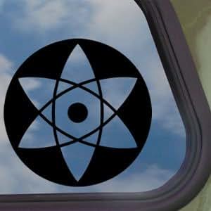 Amazon.com: Naruto Black Decal Sasuke's Mangekyo Sharingan Car Sticker ...