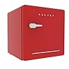 KUPPET Retro Refrigerator Single Door, Mini Fridge with Freezer, Small ...