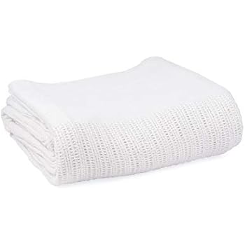 Amazon.com: Open Weave Thermal Blankets- (White): Home & Kitchen