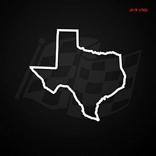 Amazon.com: Texas State Outline Vinyl Decal Sticker | TX 613: Handmade