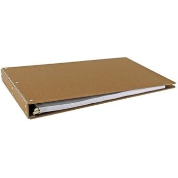 Amazon.com : 11x17 3-Inch Hardboard Aluminum Hinge Binder, Angle-D Ring ...