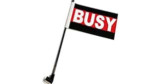 Amazon.com : Busy Desk Flag with Flag Up Flag Down Flip Clip Pomodoro ...