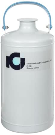International Cryogenics LN2 Liquid Nitrogen Storage Dewar, 6 L: Dewar ...