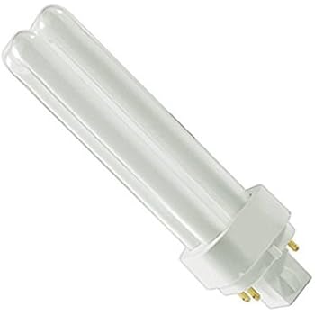 (12 Pack) PLC-13W 835, 4 Pin G24q-1, 13 Watt Double Tube, Compact Fluorescent Light Bulb ...