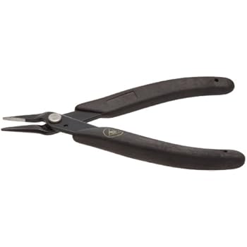 Xuron 485SAS Long Nose Plier with Serrated Static Control Grips: Needle ...