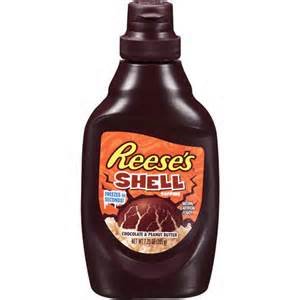 Amazon.com : Reese's Peanut Butter Shell Topping, 7.25-Ounce Bottle ...