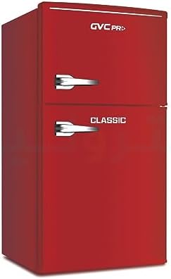 GVC Pro mini refrigerator with freezer 85 liter Red price in Saudi ...
