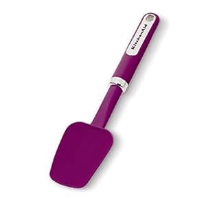 Amazon.com: KitchenAid Silicone Spoon Spatula, Black Cherry: Kitchen ...