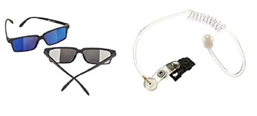 Spy Detective Glasses Look Behind Secret Agent Earpiece Ear Piece ...