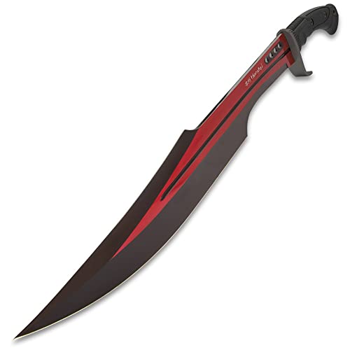 Honshu Spartan Sword and Scabbard - Red | Battle Ready Full Tang ...