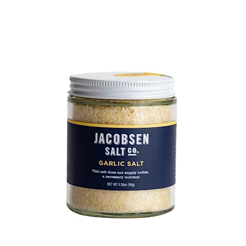 Jacobsen Salt Co. Garlic Salt – Kosher Sea Salt, Non-Iodized Made in ...