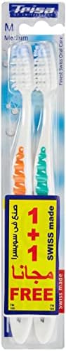 Trisa Pearl White Medium Toothbrush price in Saudi Arabia | Amazon ...