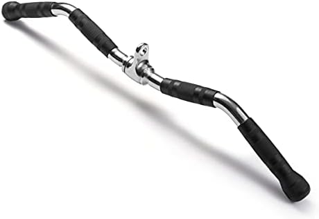 WNOEY LAT Bar Cable Attachment with Rubber Handgrips, Deluxe Heavy Duty ...